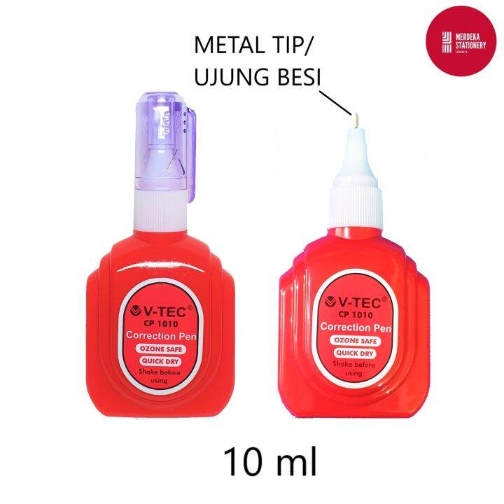 Tip-X/Correction/Corection/Tip-Ex/Tipex Cair Pen V-TEC CP 1010 Murah 10 ...