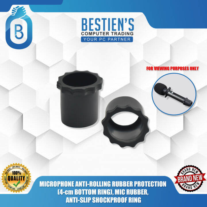 MICROPHONE ANTI-ROLLING RUBBER PROTECTION (4-cm BOTTOM RING), MIC ...