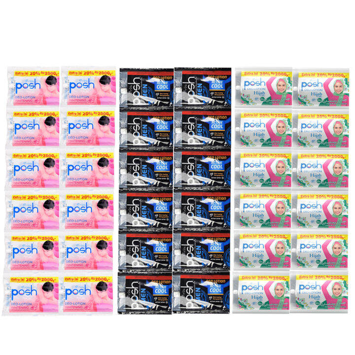 [RENCENG ISI 12 SACHET] Posh Deo-Lotion - 11gr | Lazada Indonesia