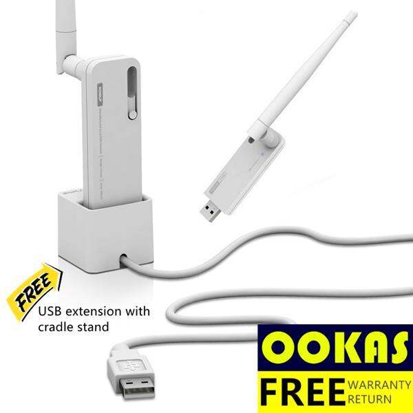 TOTOLINK Wireless N150UA 4DBi High Gain USB WiFi Adapter with USB ...