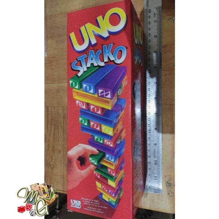 UNO Stacko Stacking Block Tower Game | Lazada Indonesia