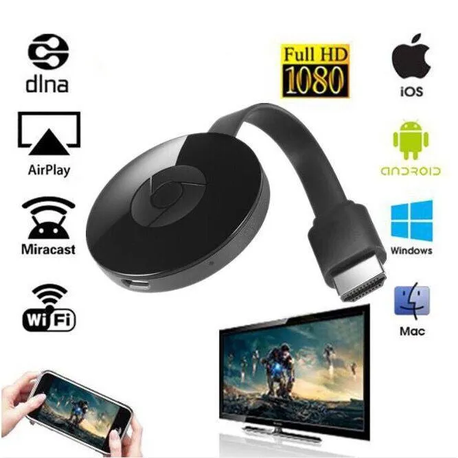 Chromecast 1080P Wireless HDMI Dongle Display Receiver | Lazada PH