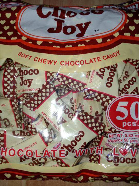 Choco Joy Soft Chewy Chocolate Candy 50 pcs 165 grams | Lazada PH