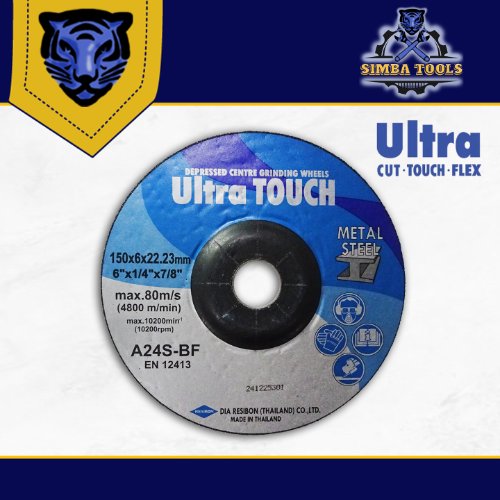 ULTRA TOUCH A24S 6" x 6mm - Grinding Wheel | Lazada Indonesia