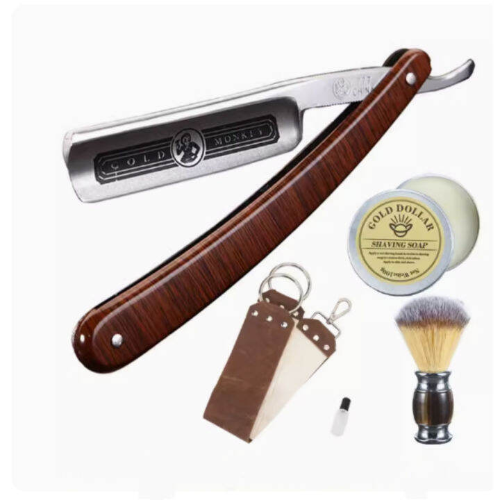 【Freebies PROMO】Manual Shaver Professional Straight Razor Folding ...
