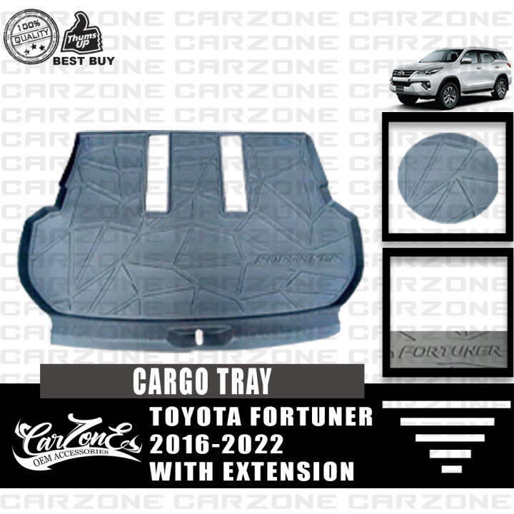 Toyota Fortuner 2016-2022 Cargo Trunk/Cargo Tray with EXTENSION (Black ...