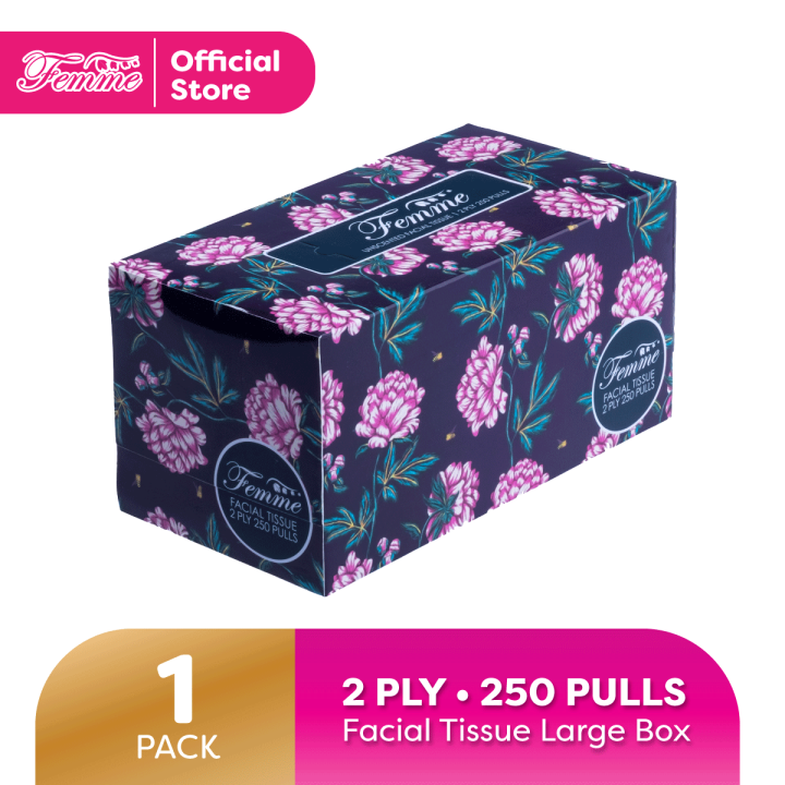 Femme Large Box Facial Tissue (1 BOX) | Lazada PH