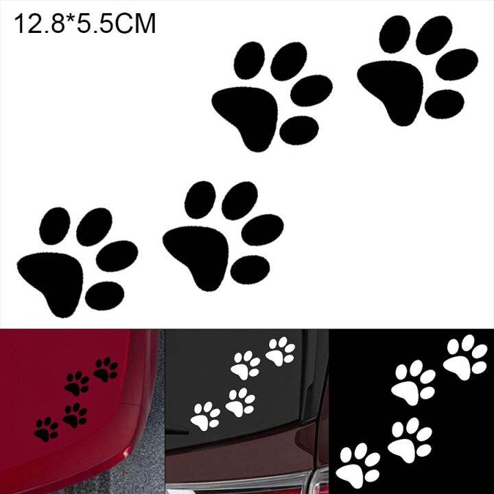 Cool Design Paw Car Sticker Animal Dog Cat Bear Foot Prints Footprint ...