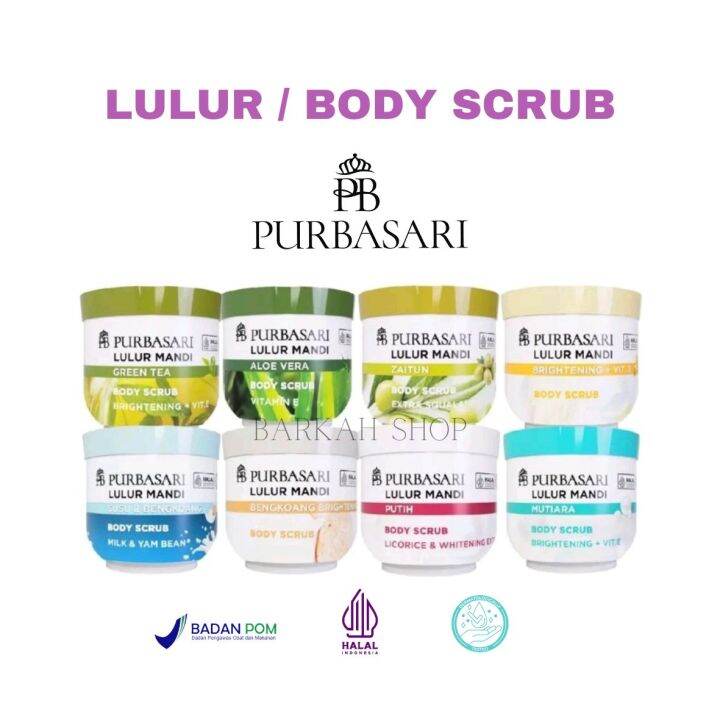 PURBASARI Lulur Mandi Body Scrub 125 g | Lazada Indonesia