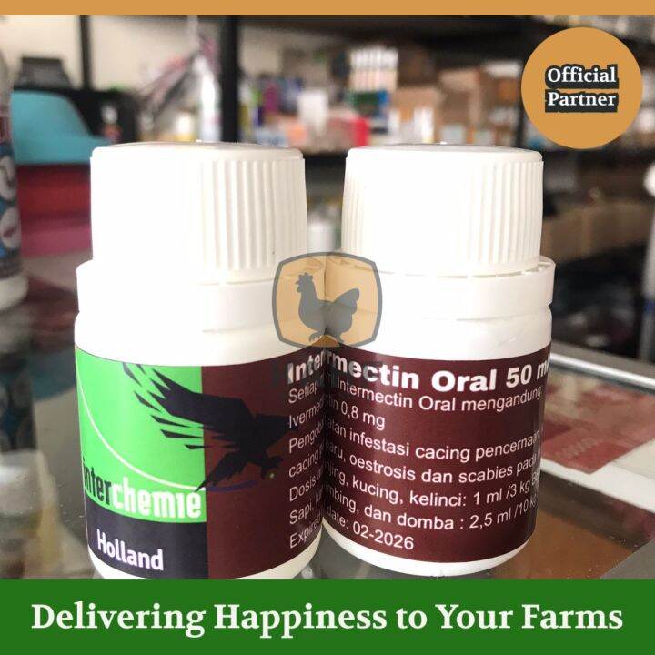 Obat Kutu Kambing Intermectin Oral 50 ml Anti Parasit Scabies Gudik ...