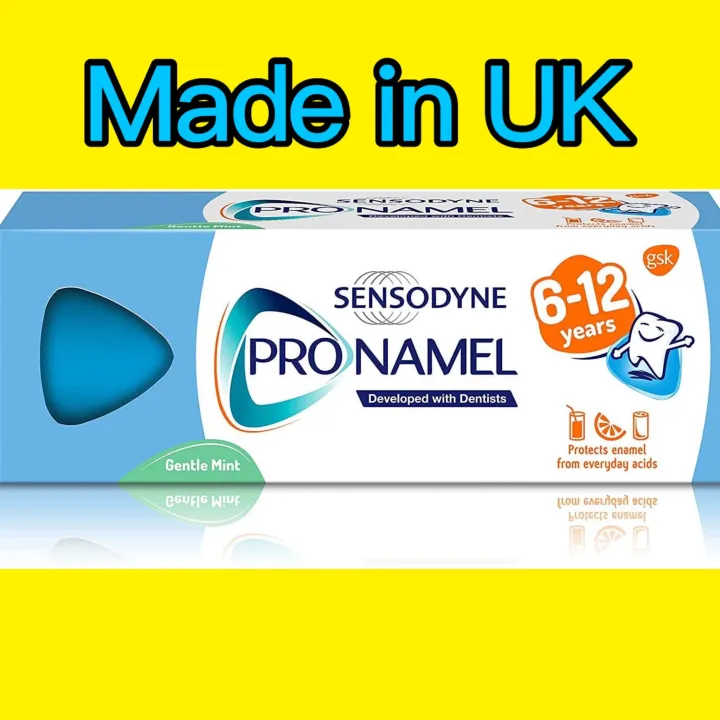 Sensodyne Pronamel Enamel Care Kids Toothpaste For Children 6-12 Years ...