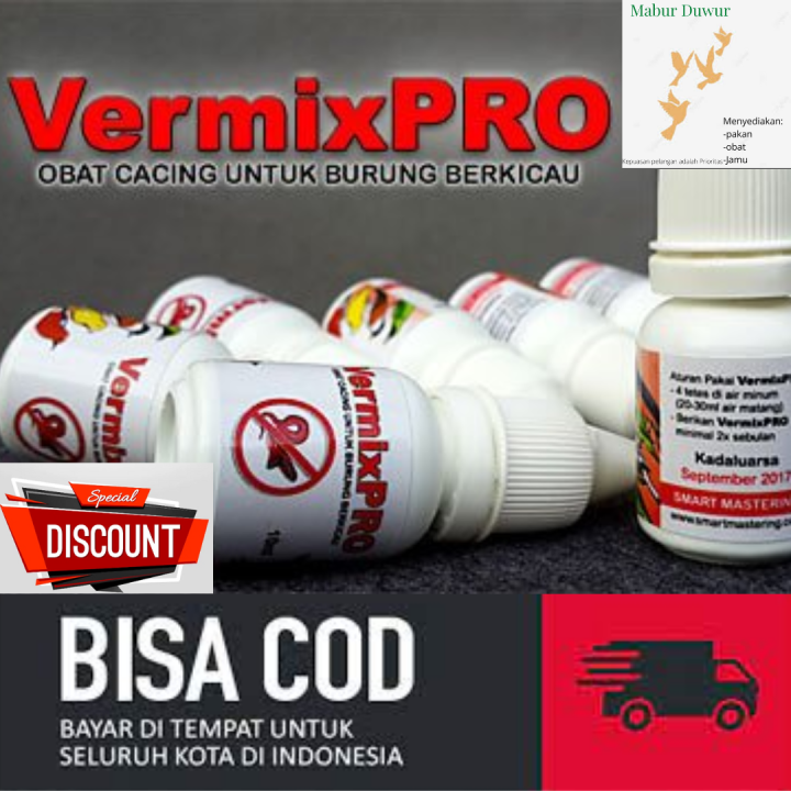 Vermix Pro Obat Cacing Burung Berkicau | Lazada Indonesia