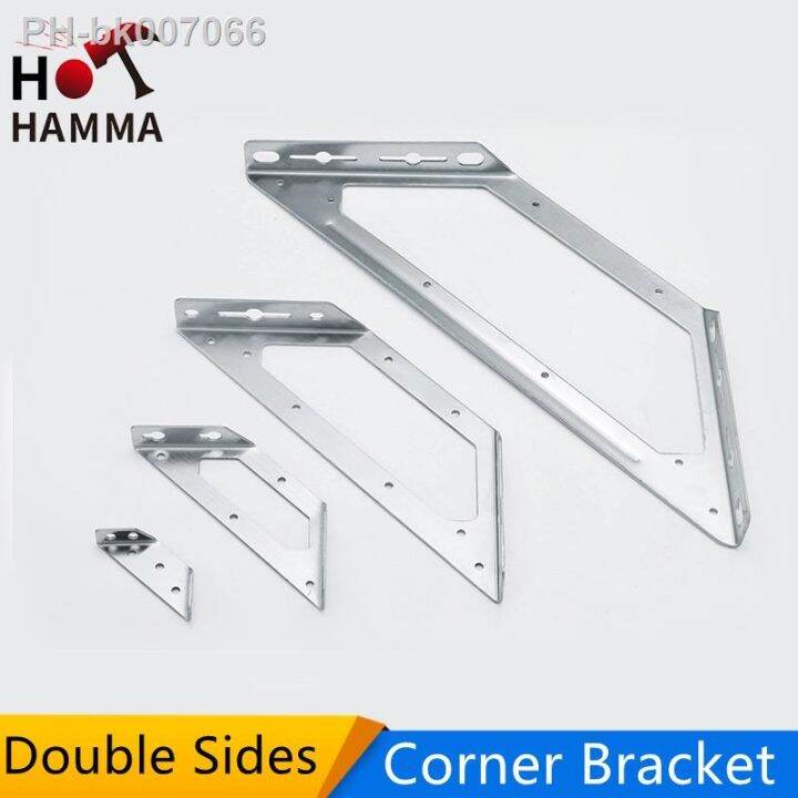 Stainless Steel Corner Brackets 90 Degree Right Angle Iron L Type Fixed ...