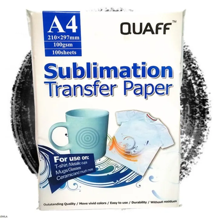 Quaff Sublimation Transfer Paper A4 Size 100GSM 100Sheetspack | Lazada PH