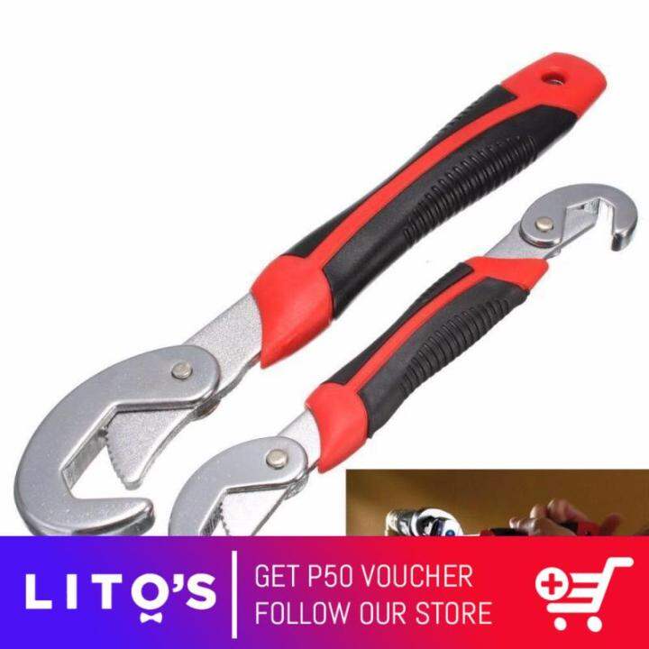 Snap n Grip Adjustable Universal Wrench Set | Lazada PH