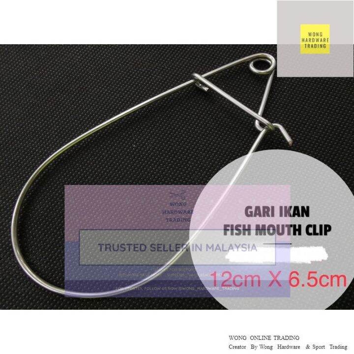 All New Stainless Steel Fish Mouth Clip GARI IKAN /GARI SIAKAP /GARI ...