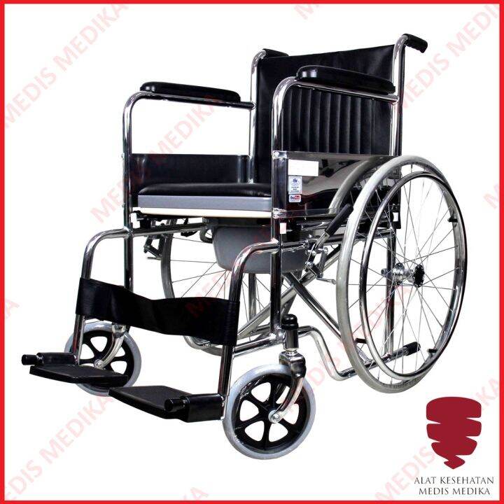 Kursi Roda Sella 2in1 dengan BAB KY609 Wheel Chair KY 609 Commode ...