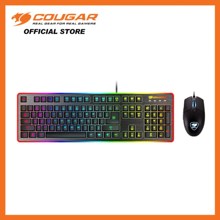 【COUGAR】DEATHFIRE EX Gaming Gear Combo HIBRID 8 COLOR BACKLIGHT / MICE ...