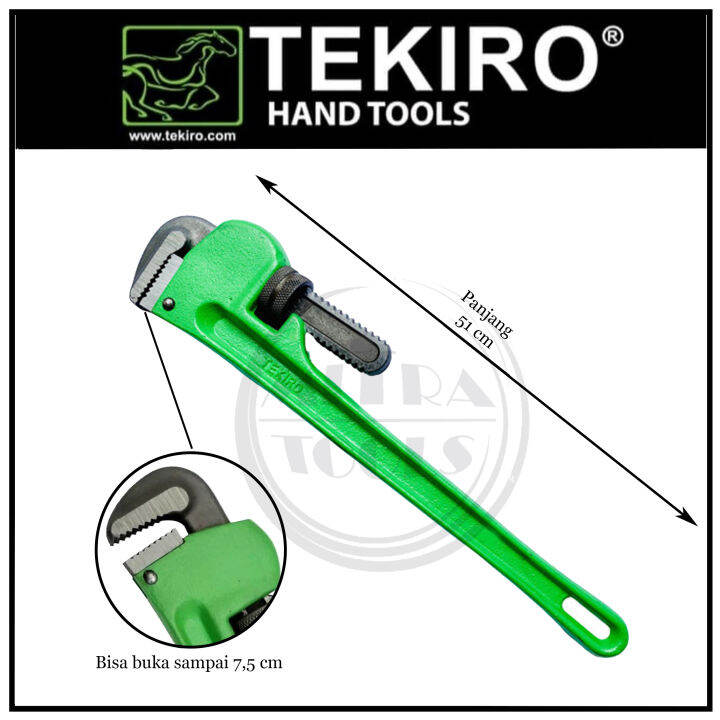 TEKIRO Kunci Pipa 24 Inch Pipe Wrench / Kunci Pipa Ledeng 24" Tekiro ...