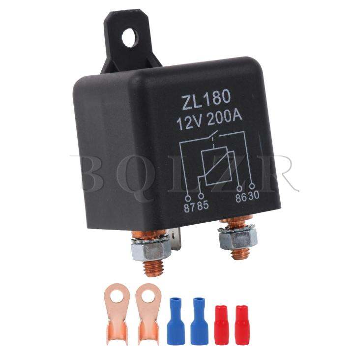 DC12V 200A Split Charge Relays for Trucks & Marine & Boat with 6pcs ...