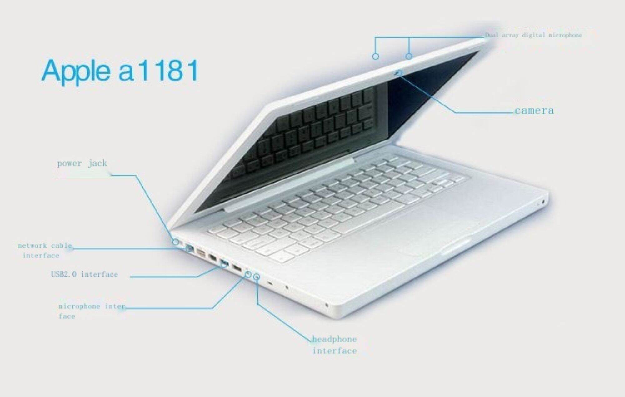 Used genuine Apple laptop air pro 15 inch 13 inch single display office ...