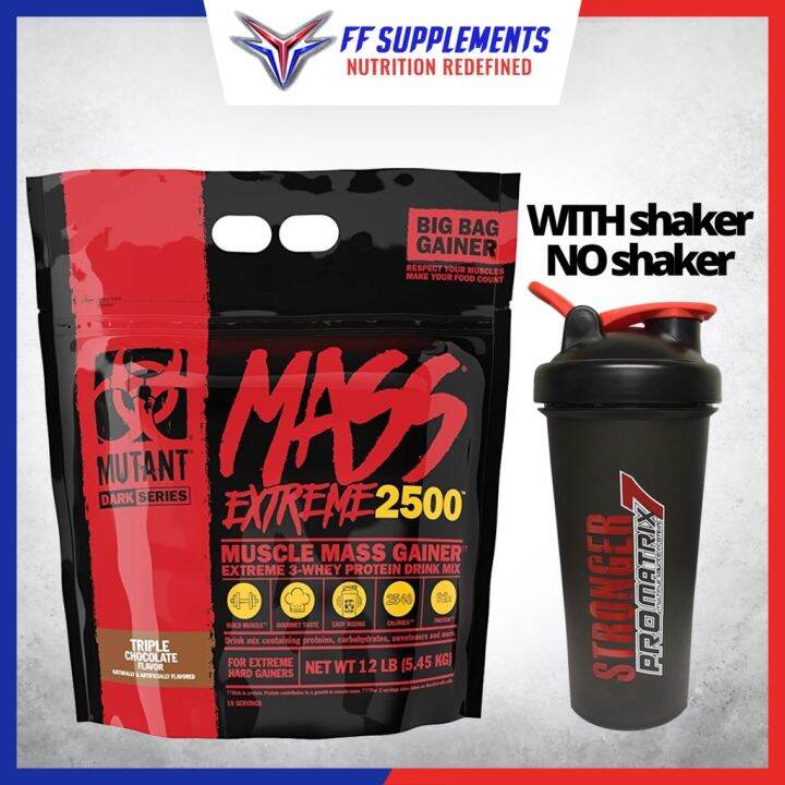 immediate delivery Mutant Mass Extreme Triple Choco 6lbs 12lbs with ...