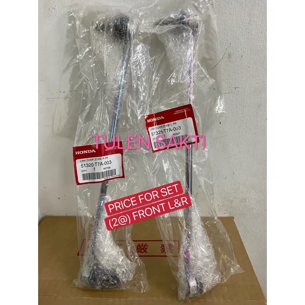 ORIGINAL HONDA HRV T7A FRONT STABILIZER LINK SET (2@) 51320-T5A-003 RH @ 51325-T7A-003 LH | Lazada