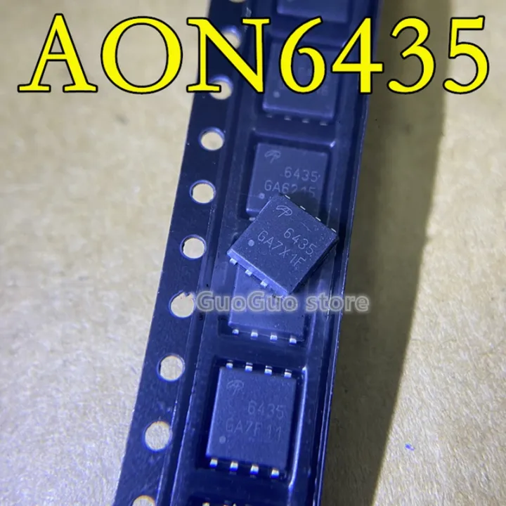 2pcs AON6435 6435 QFN5*6 30V/34A SMD P-channel MOSFET New Original ...
