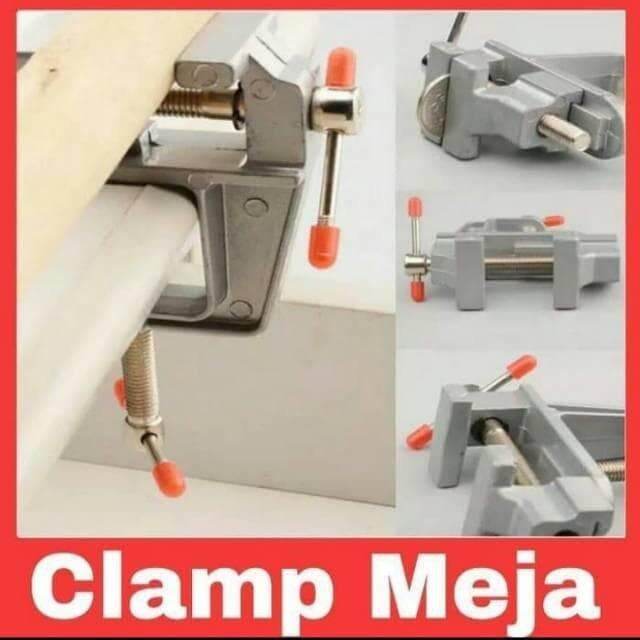 Mini Vise Clamp Meja Klem Catok RAGUM MEJA Alumunium Penjepit Benda ...