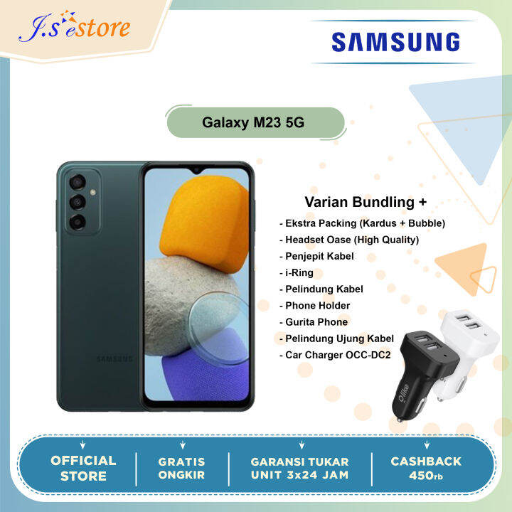 Samsung M23 5G 6/128 Qualcomm SM7225 Snapdragon 750G 5G Garansi Resmi ...