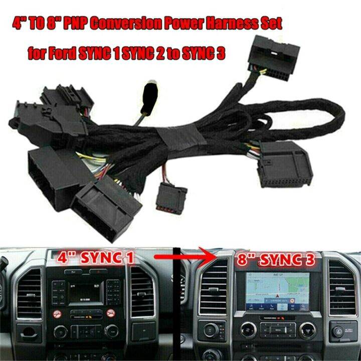 4Inch to 8Inch PNP Conversion Power Cable Harness Adapter for Ford F ...