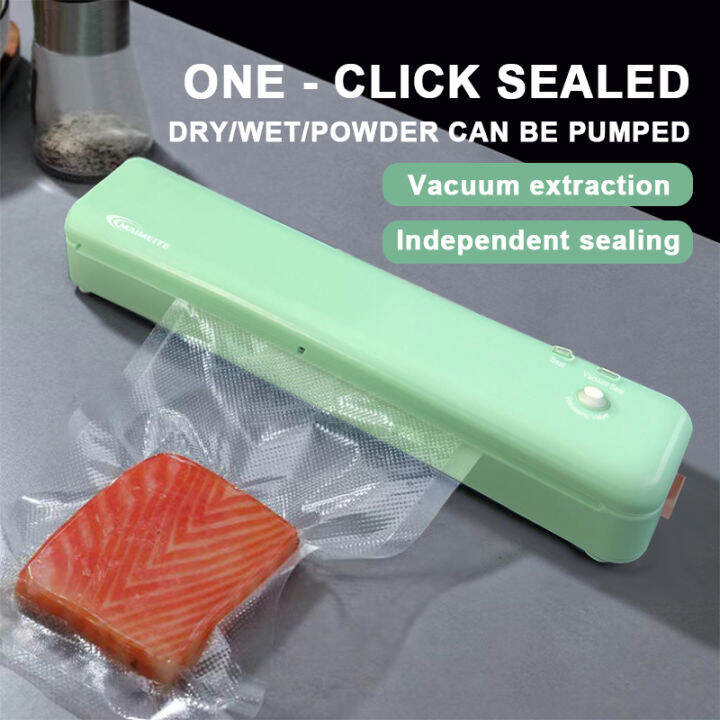 MAIMEITE Vacuum Sealer Machine Food Automatic Plastic Bag Sealing machine Preservation ...