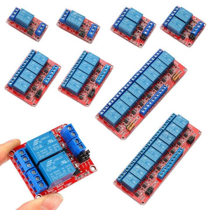 OKDEALS for Arduino AC 240V Board 12V/24V Trigger Switch Optocoupler ...