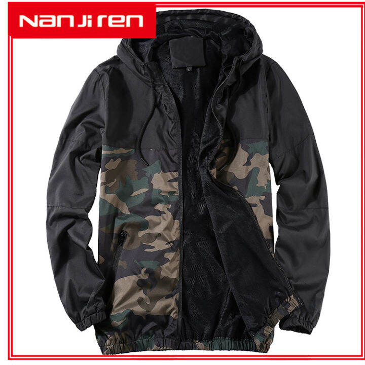 Nanjiren Extra Large Jacket Men's Plus-sized Spring And Autumn ...