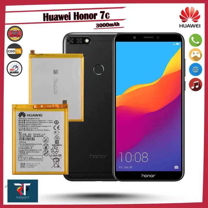 Huawei Honor 7c Battery 3000mAh | Model: HB366481ECW Manufacture ...