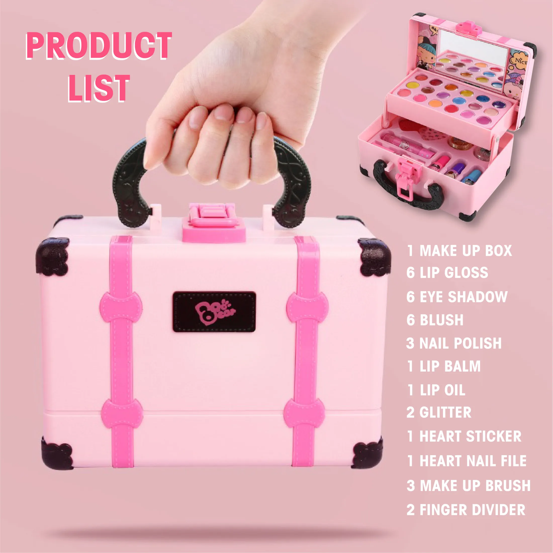 Six Heart Princess Makeup Box | Saubhaya Makeup