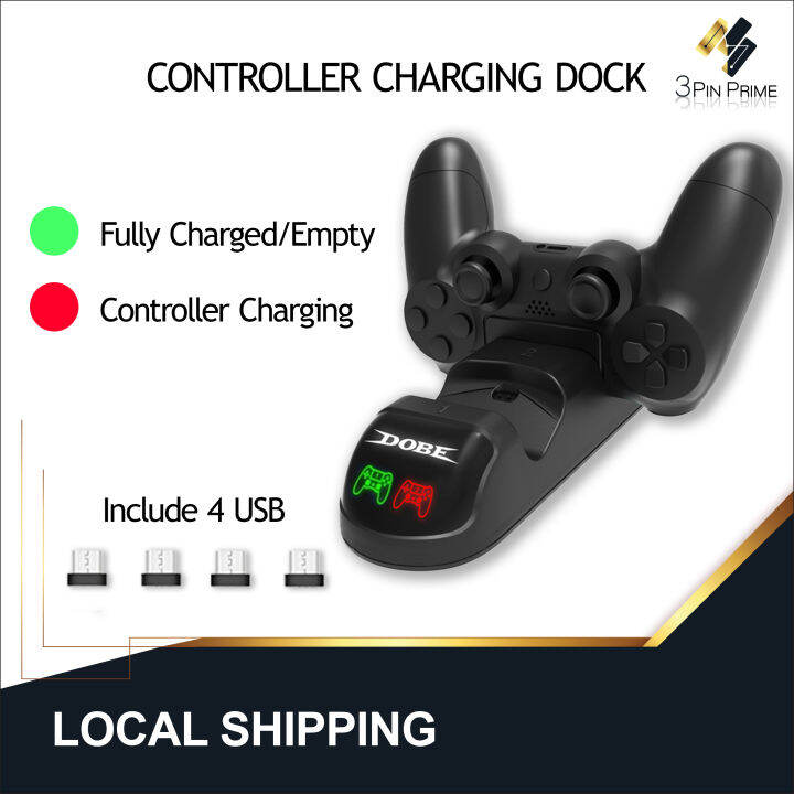 Wireless Controller Charging Dock Dual Controller Charger With Charging ...