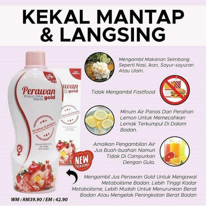 DHERB JUS PERAWAN GOLD 290 ML | Lazada