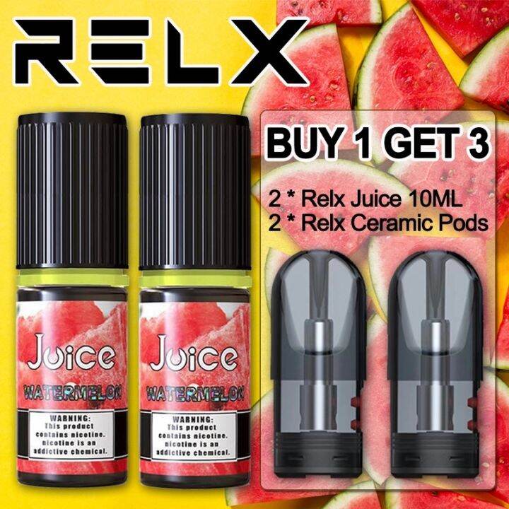 HOT 【Buy 1 Get 3】Relx Infinity Pod Refillable Vapepods Full Set Relx ...