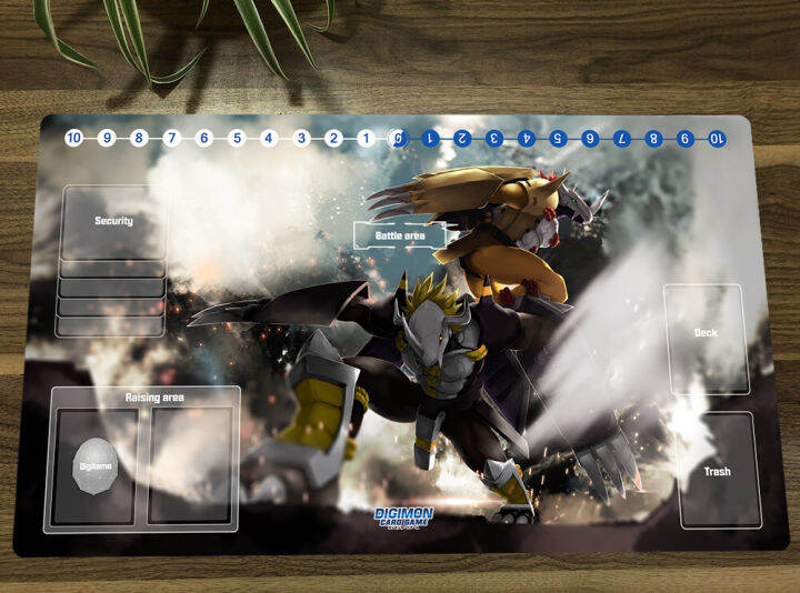 Anime Digimon Playmat Wargreymon Trading Card Game Mat DTCG CCG Mat ...