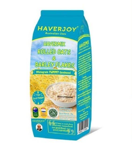 haverjoy haver joy havermix rolled oats & barley flakes 1000 1 kg ...