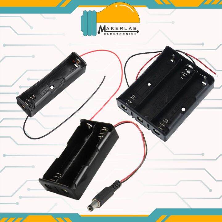 Series Battery Holder 18650 with Wire 1 Cell 2 Cell 3 Cell 1S 2S 3S Single Double Triple♀ ...