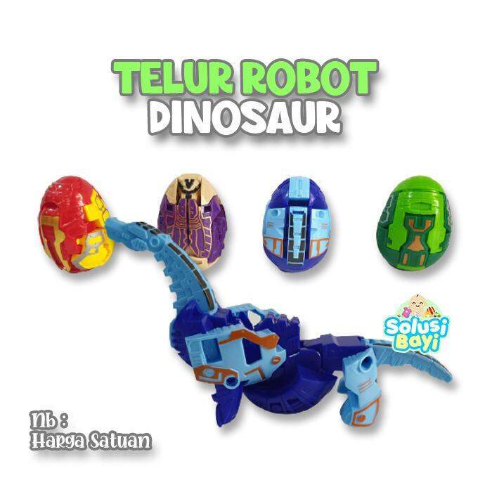 Mainan Robot Telur Dinosaurus Bisa Berubah Jadi Robot Dinosaur Dino ...