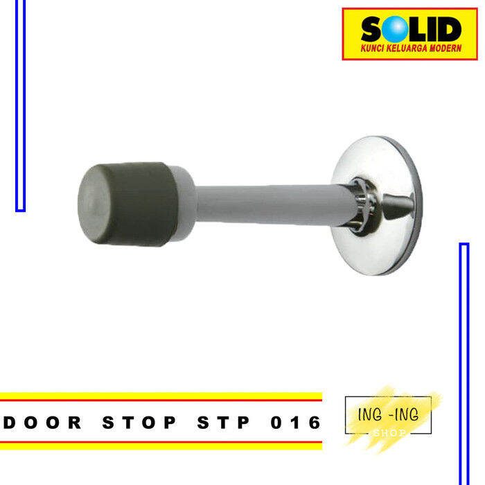 Door Stop SOLID STP 016 / Door Stopper/ Penahan Pintu/ Pengganjal - Chrome | Lazada Indonesia