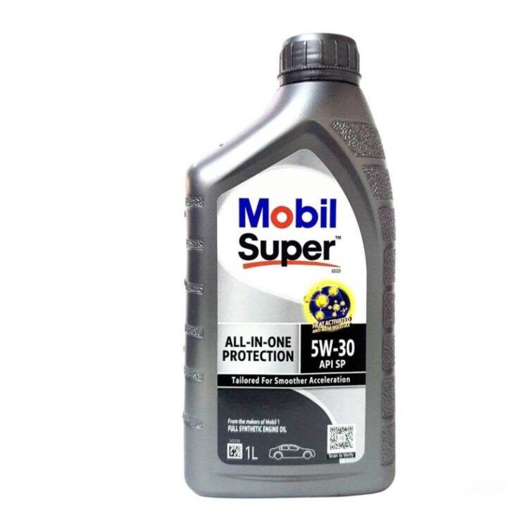 น้ำมันเครื่องเบนซิน Mobil Super 3000 5W-30 ขนาด 1 ลิตร เกรดสูงสุด API ...