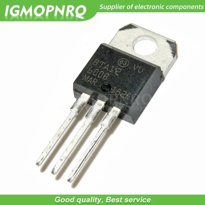 5pcs BTA12 600B BTA12 BTA12 600 Triacs 12 Amp 600 Volt TO 220 new ...