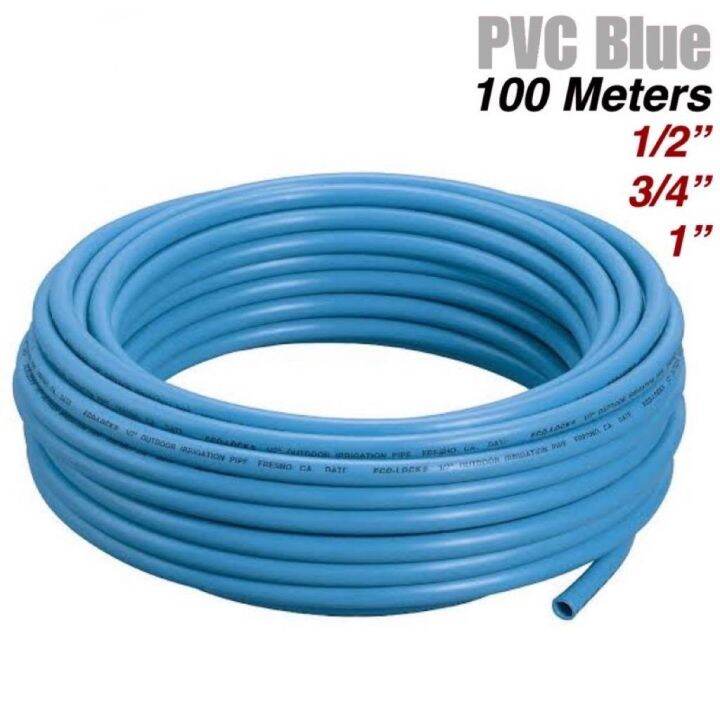 100 Mtrs | SDR-11 HDPE Blue Pipe Waterline & Farm Garden Irrigation ...