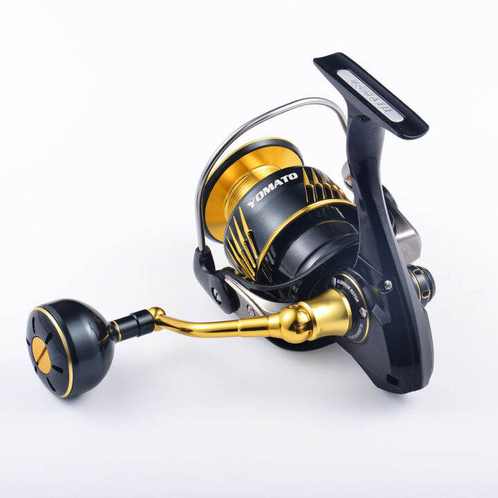 Japanese made Spinning Jigging Reel 11+1BB Alloy Reel 35kg Drag Power ...