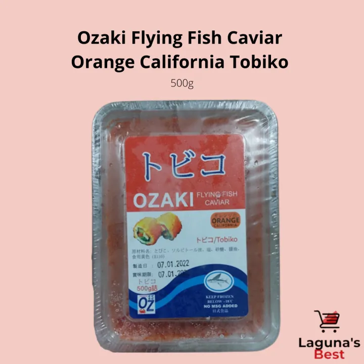 Ozaki Flying Fish Caviar Orange California Tobiko 500g | Lazada PH