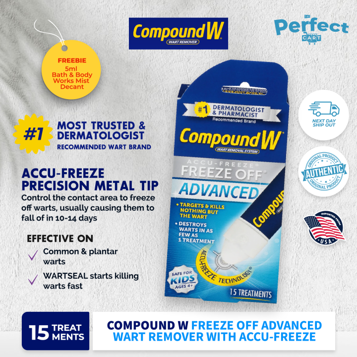 Compound W Freeze Off Advanced Wart Remover with Accu-Freeze ...